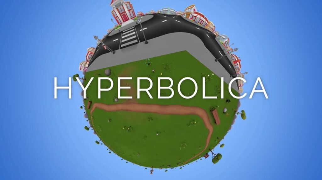 Non-Euclidean games and their geometry - Razzem