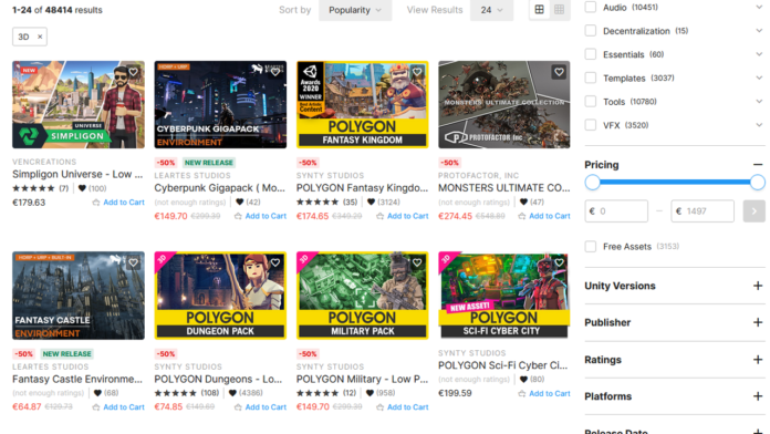Unity 3d models - best sources to find game ready 3D models - Razzem