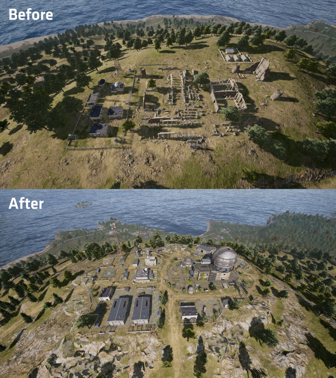 PUBG Erangel 2023 map update first screenshots and details emerge - Razzem