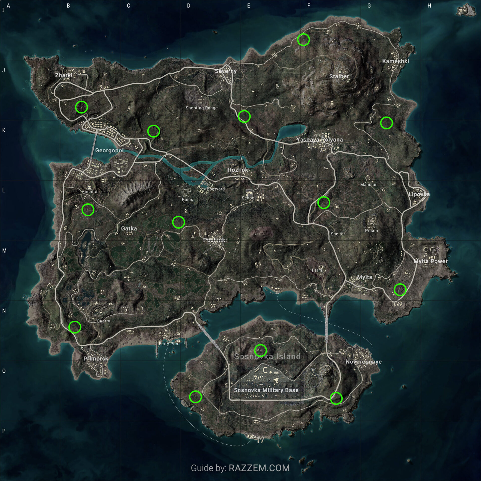 PUBG 2023 Erangel secret room locations guide - Razzem PUBG 2023 Erangel secret room locations guide - Razzem